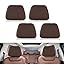 Heveer Car Headrest Covers 4Pcs Dustproof Car Head Rest Covers Washable ...