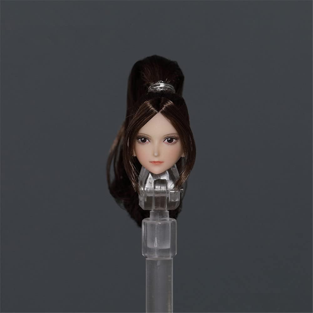 Amazon.com: Fremego 1/12 Scale Female Head Sculpt,Anime Girl Pale Skin ...