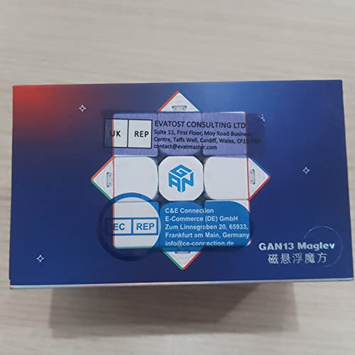 GAN13 Maglev UV Coated, Magnetic Speed Cube 3x3 Stickerless 56mm ...