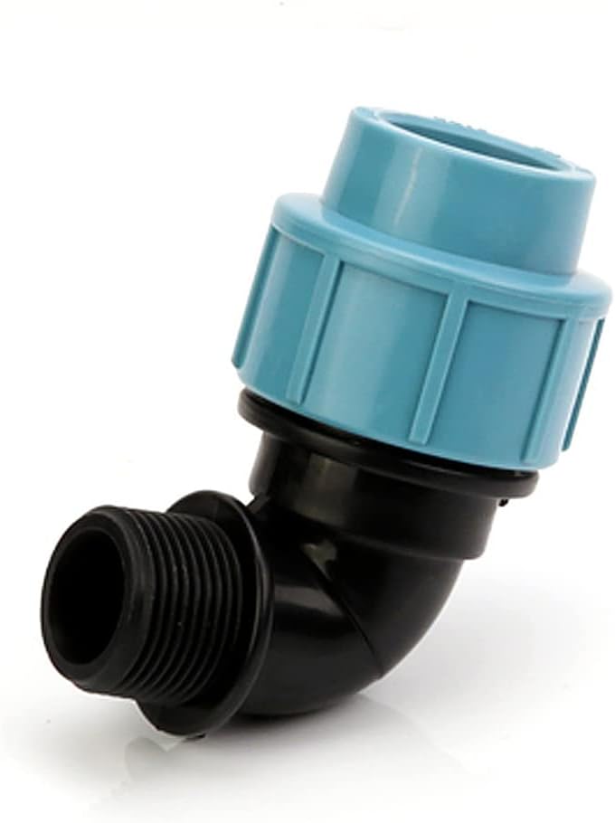 Aoktorkit PE Elbow Connectors Pipe Interface Elbow Couplings Plumbing ...