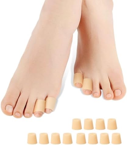 Amazon.com: 30 Pieces Gel Toe Caps for Little Toe, Silicone Toe ...