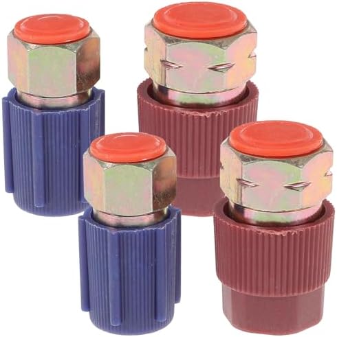 R12 to R134A AC Retrofit Fitting Adapter Kit, R12 R22 to R134A High/Low ...