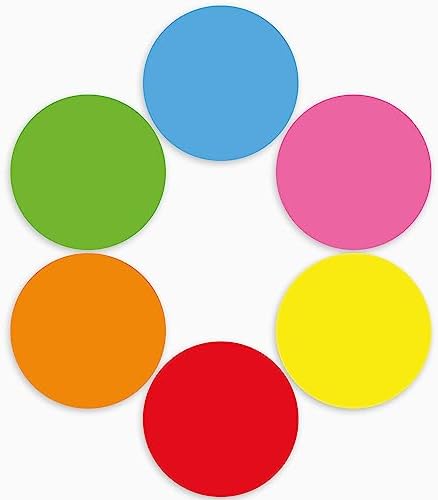 Amazon.com : 60 Pack 4''Size Dry Erase Dots for Classroom Tables, Line ...