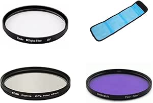 AFGRAPHIC Camera Filter Bundle Set 3 In 1 UV CPL FLD Filter with Filter ...