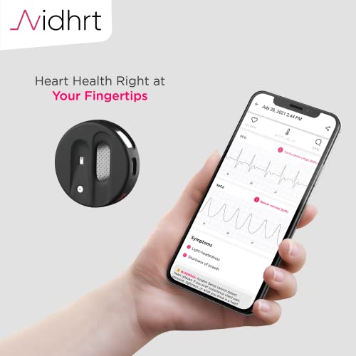 Buy Avidhrt Sense - Clinical-quality portable all in one ECG, SpO2, and ...