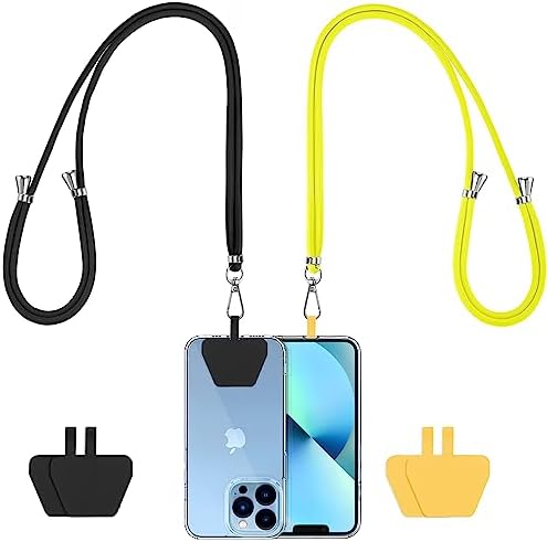 Amazon.com: CACOE Phone Lanyard 2 Pack-2×Adjustable Neck Strap,4×Phone ...