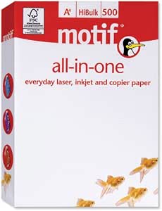 Motif HiBulk Contract Paper Ream-Wrapped [5 x 500 Sheets] [per Pack: 5 ...
