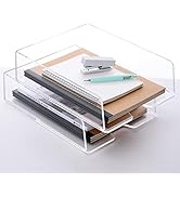 Amazon.com: HeZone Desk Organizers and Accessories, Acrylic Desk ...