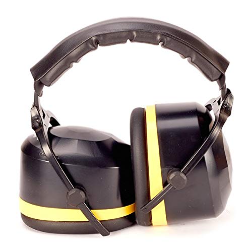 Tool Zone Foldable Ear Muff NRR 29 dB SNR 33 dB | Black Yellow | Extra ...