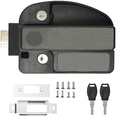 Amazon.com: RV Master- Black RV Door Lock Replacement, RV Door Locks ...