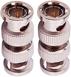 Amazon.com: supmory BNC Male to BNC Male Adapter Connector 75ohm 2 Pack : Electronics