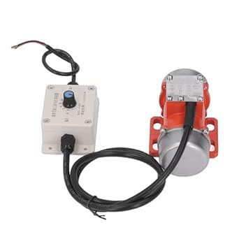 44LB Electric Vibrating Motor, 4000RPM DC Concrete Vibrator with Speed ...