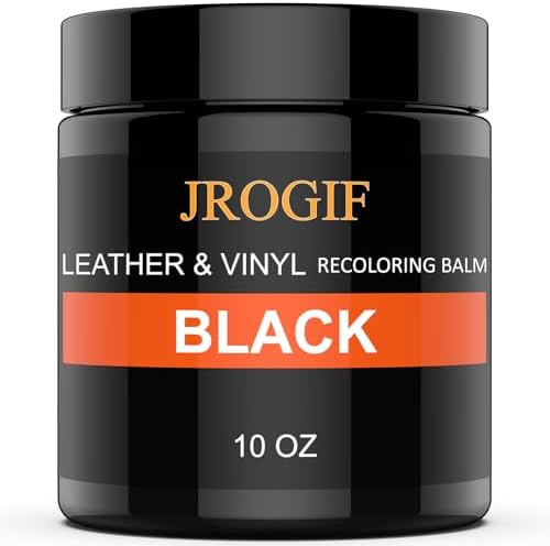 Amazon.com: WERBME Leather Recoloring Balm, 10 OZ Black Leather Dye ...
