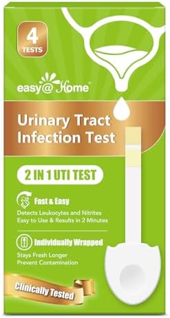 Amazon.com: Easy@Home Urinary Tract Infection Test - UTI Test Strip for ...