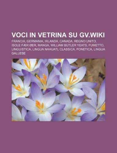 Amazon.co.jp: Voci in Vetrina Su Gv.Wiki: Francia, Germania, Irlanda ...