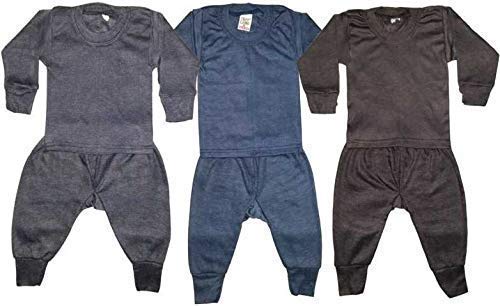 Buy PRISART Boy's/Girl's Woollen Thermal Set (Inner and Pyjama) for ...