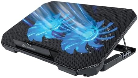 Consistent Laptop Cooling Pad Chilltech with 2 RGB Fan Silent Cooling Fan : Amazon.in: Computers ...