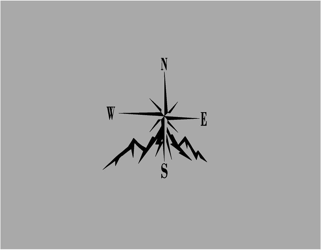 ARWY 11.8cm*12.9cm NSWE Fashion Compass Rose Navigate 4x4 Offroad Car ...
