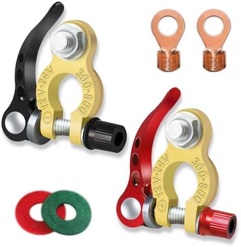 Amazon.com: ZONBANG 2PCS Battery Terminal Connectors, Quick Release ...