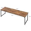 Amazon.com: Huuger Computer Desk, 80 Inch Office Desk, Gaming Desk with ...
