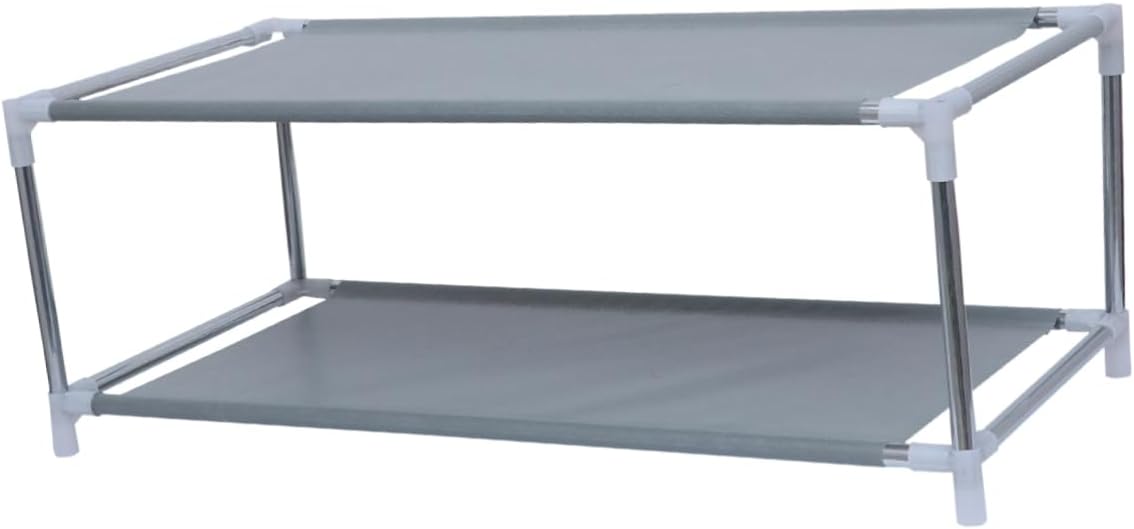 Amazon.com: VOSAREA Shoebox Shoe Rack Shoe Shelf Rack Double Layer Shoe ...