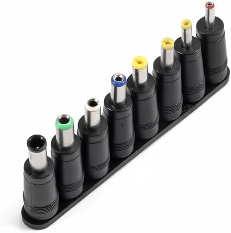 Amazon.com: 8Pcs Universal 5.5mm x 2.1mm DC AC Connector Power Adapter ...