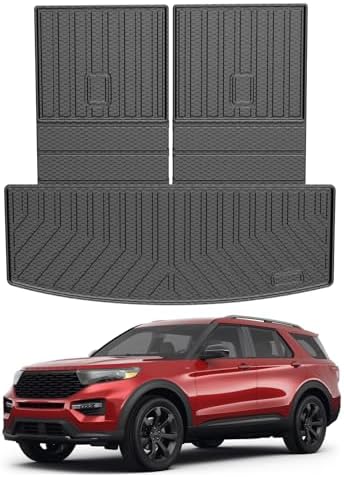 Mixsuper Cargo Liner for Ford Explorer 2020-2025, Trunk Mat for Ford ...