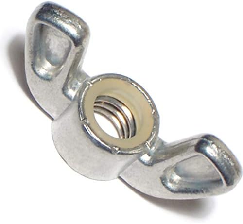 Amazon.com: Hard-to-Find Fastener 014973285821 Nylon Insert Wing Nuts ...