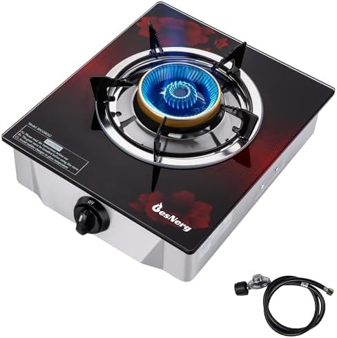 Amazon.com: Hothit Portable Single Burner Propane Stove, 14,300 BTU ...