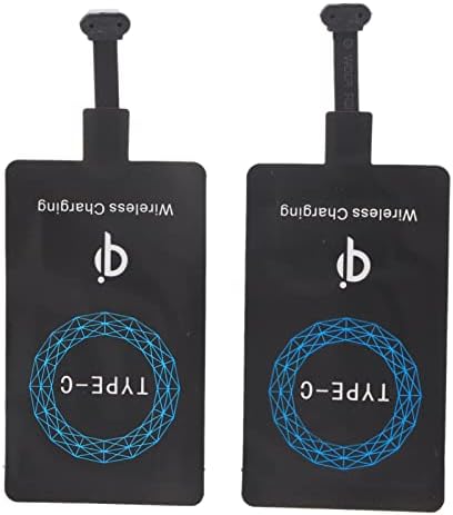 Amazon.com: Wireless Charger Receiver, 2pcs Universal Type C Qi ...