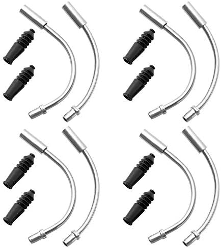 V Brake Noodles, V Bike Brake Noodles 2 Sets Bicycle Cable Guide Pipe V ...