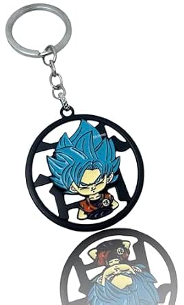 mohaa Dragon Ball Anime Keychain - Dragon Ball Z Key chain Goku Spinner ...