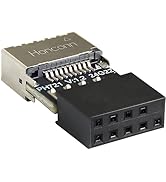 Amazon.com: USB 3.2 Gen 1 to Gen 2 Header Adapter, Front Panel Socket ...