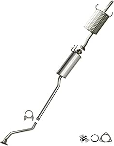 Amazon.com: Cat Back Resonator Pipe Muffler System Kit fits: 2001-2003 ...