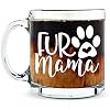 Amazon.com: AW Fashions Fur Mama Cute Cat and Dog Mom Mug- Funny Pet ...