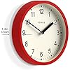 Amazon.com: JONES CLOCKS® Spin Wall Clock | Small Modern Round Clock ...