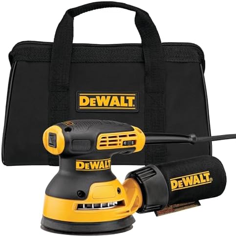 DEWALT Orbital Sander, 5", Variable Speed, Random Orbit Electric Sander ...