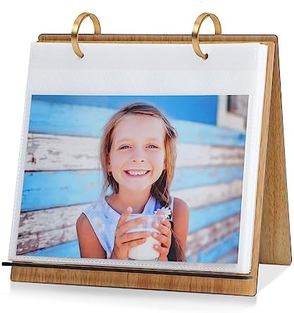 Amazon.com: SEEHAN 5x7 Photo Frame Flip Photo Album 5x7 Pictures on ...
