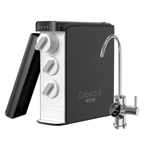 Under Sink Reverse Osmosis System, 800GPD, Dual RO Membranes, 3:1 Pure ...
