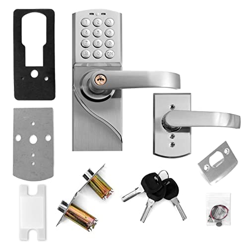 Keypad Door Lock with Handle, Mindore Commercial Door Locks and Door Lock with Keypads, Interior ...