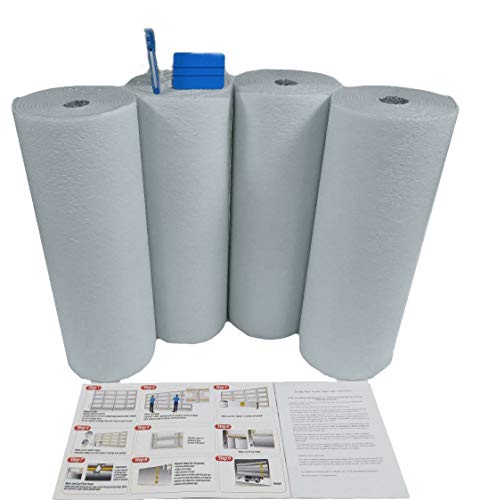 NASA US Tech Reflective White Foam Core Garage Door Insulation Kit 8L x ...