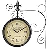 Amazon.com: Black Dual Face Paddington Station Clock : Home & Kitchen