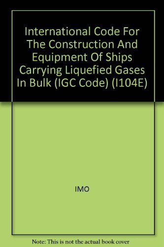 IMO I104E International Code for the Construction and Equipment of ...