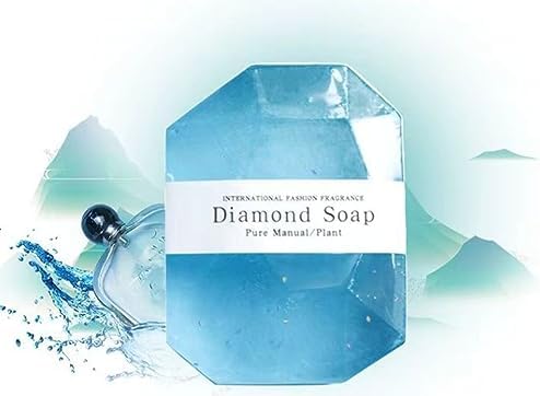 Amazon.com : Diamond Handmade Soap-Gem Shaped Deep Cleaning ...