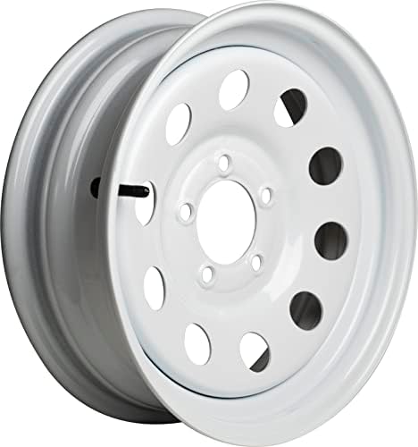 Amazon.com: eCustomrim Trailer Wheel White Rim 15 x 5 Spoke Style 5 Lug ...