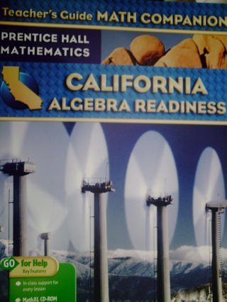 TEACHER'S GUIDE MATH COMPANION WITH ANSWER KEY (Prentice Hall ...