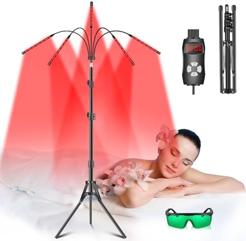 Amazon.com: Red Light Therapy Lamp, 150 LEDs Infrared Light Therapy ...