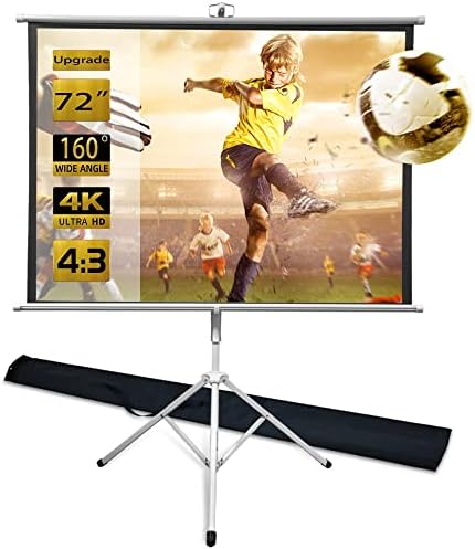 Amazon.com: Pyle Portable Projector Screen Tripod Stand - Mobile ...