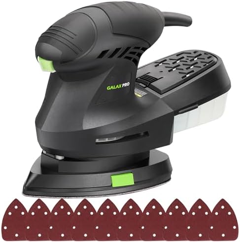 BLACK+DECKER Mouse 55W Detail Sander with 6 Sanding Sheets, BEW230-GB ...