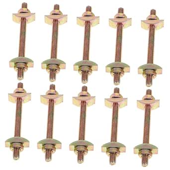 Amazon.com: Gadpiparty 10pcs Countertop Connector Bolts Furniture ...